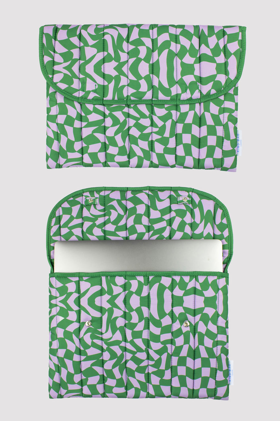 16” Laptop Sleeve | Wavy Check – Kind Bag