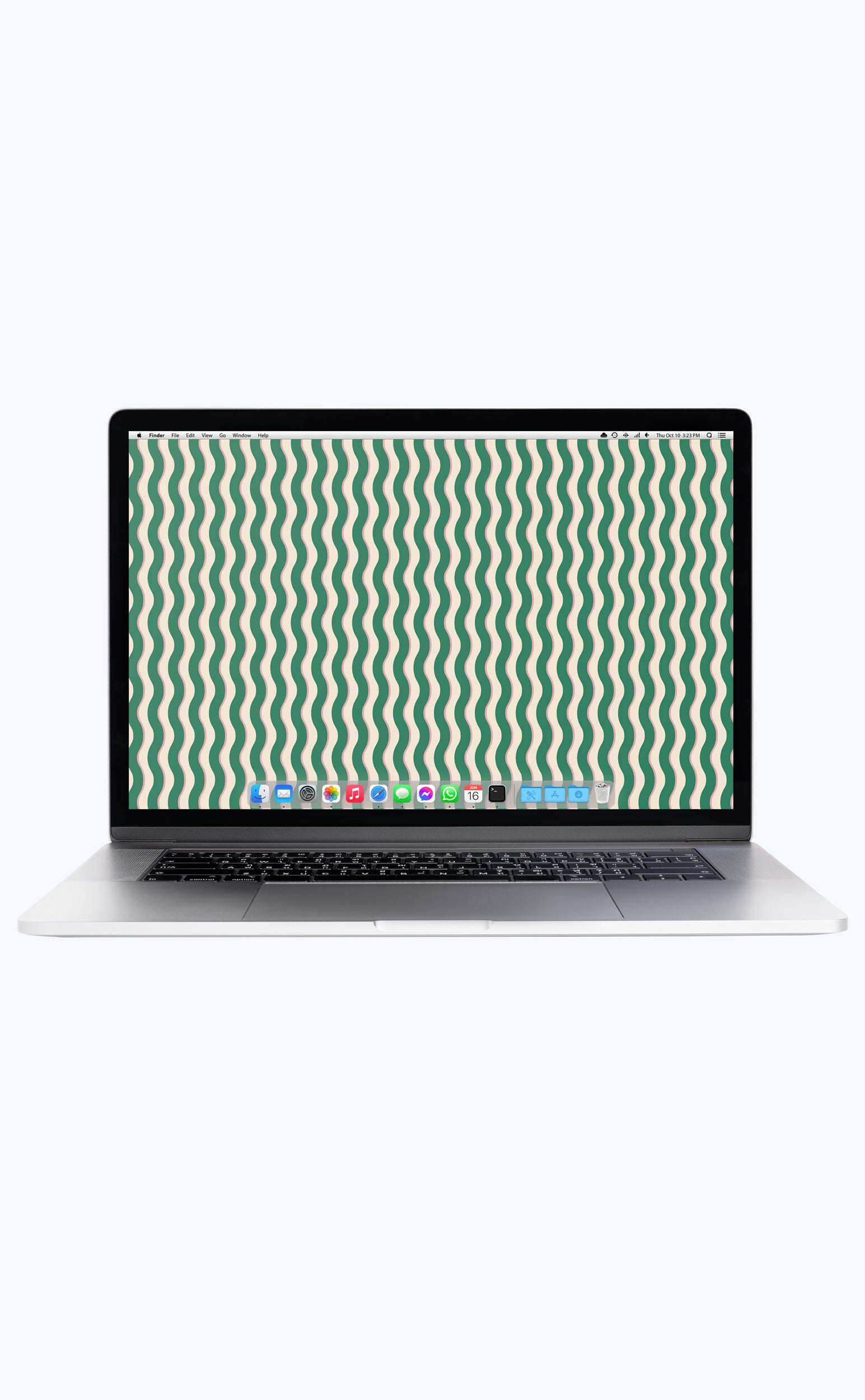 Wavy Lines | Digital Laptop Wallpaper – Kind Bag