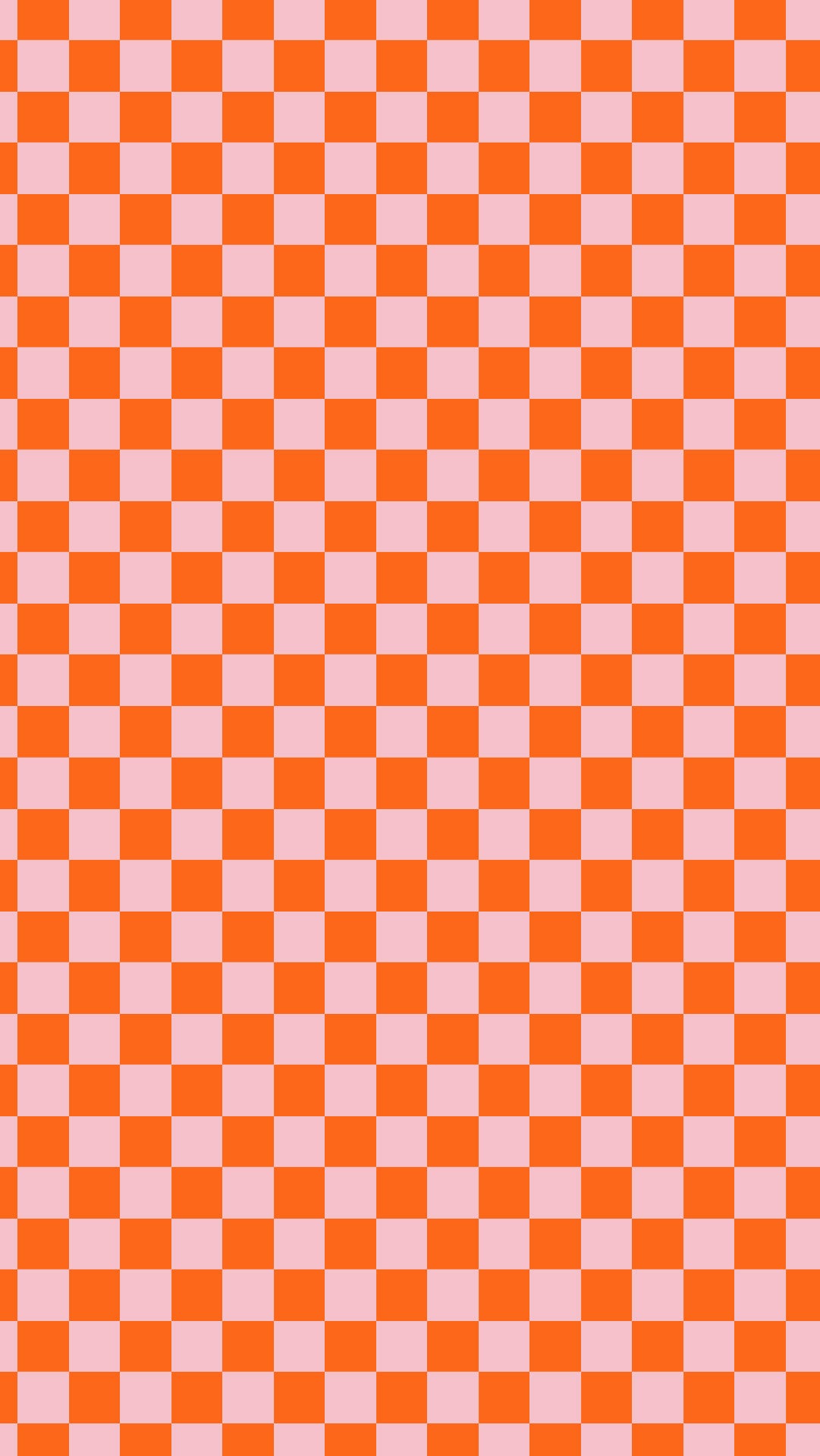 Pink and Orange Checkerboard | Digital Phone Wallpaper – Kind Bag
