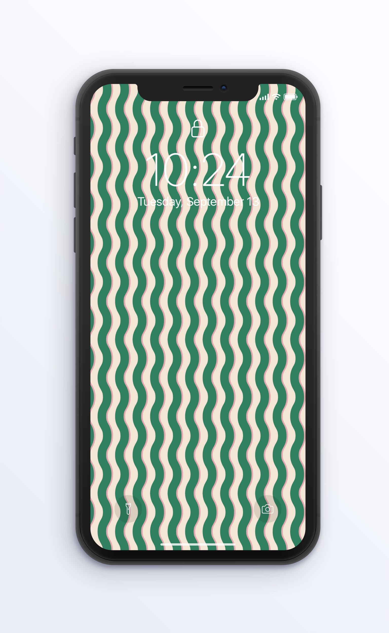Wavy Lines | Digital Phone Wallpaper – Kind Bag