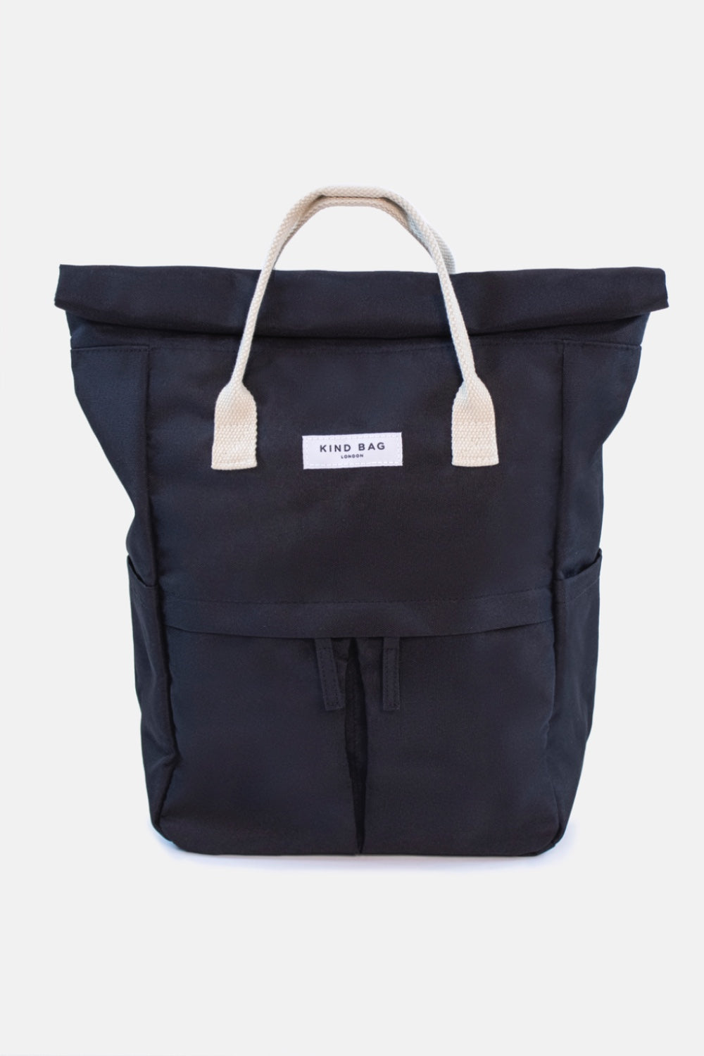 100% Recycled Sustainable Backpacks | Black | Kind Bag London